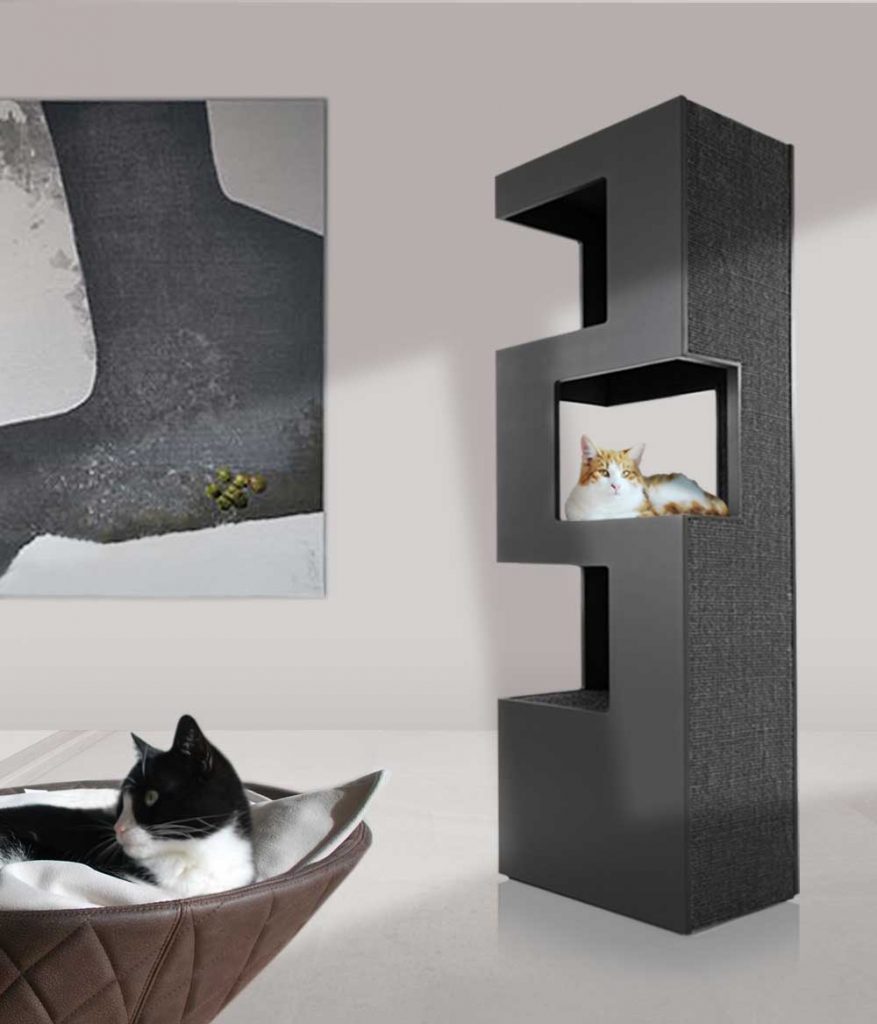 Kratzbaum modern XL THEONE | stabil, hochwertig, ausgefallen