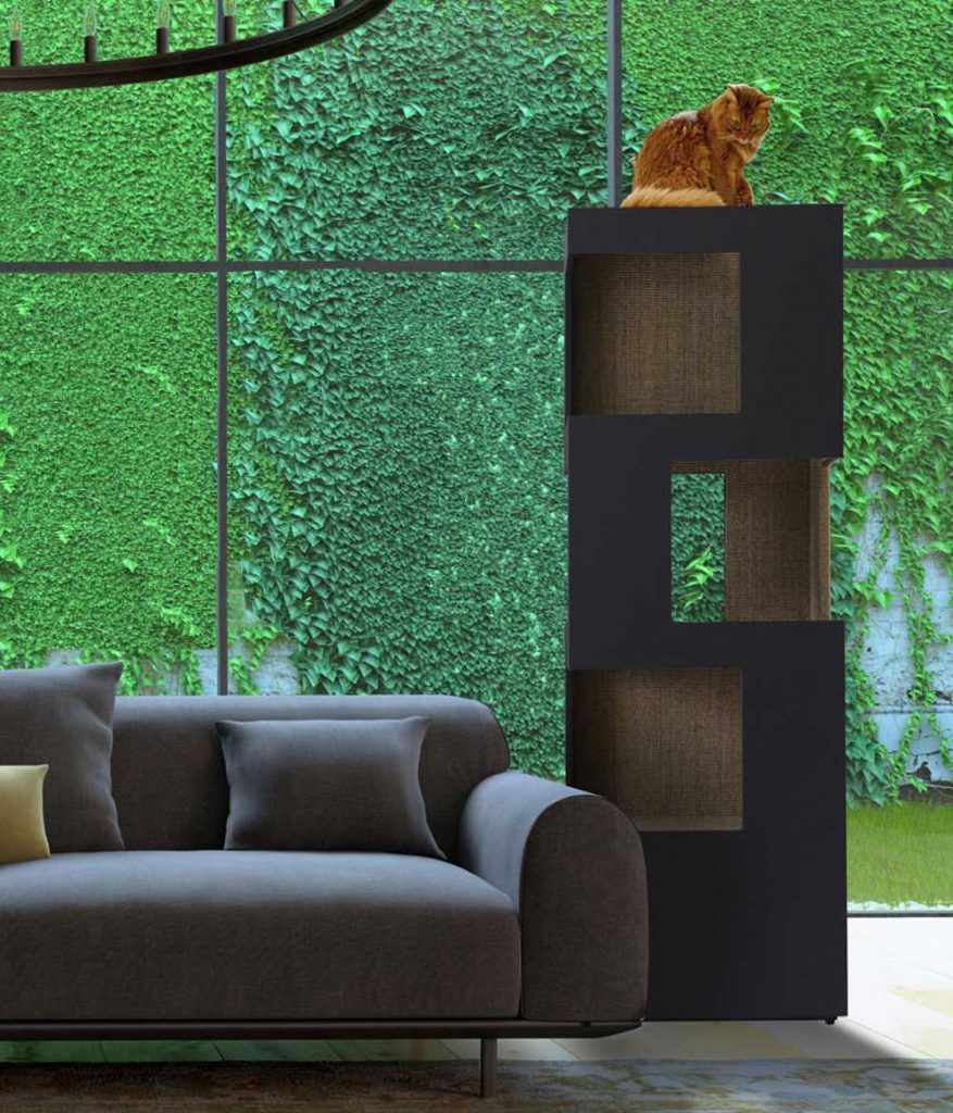 Kratzbaum modern XL THEONE | stabil, hochwertig, ausgefallen